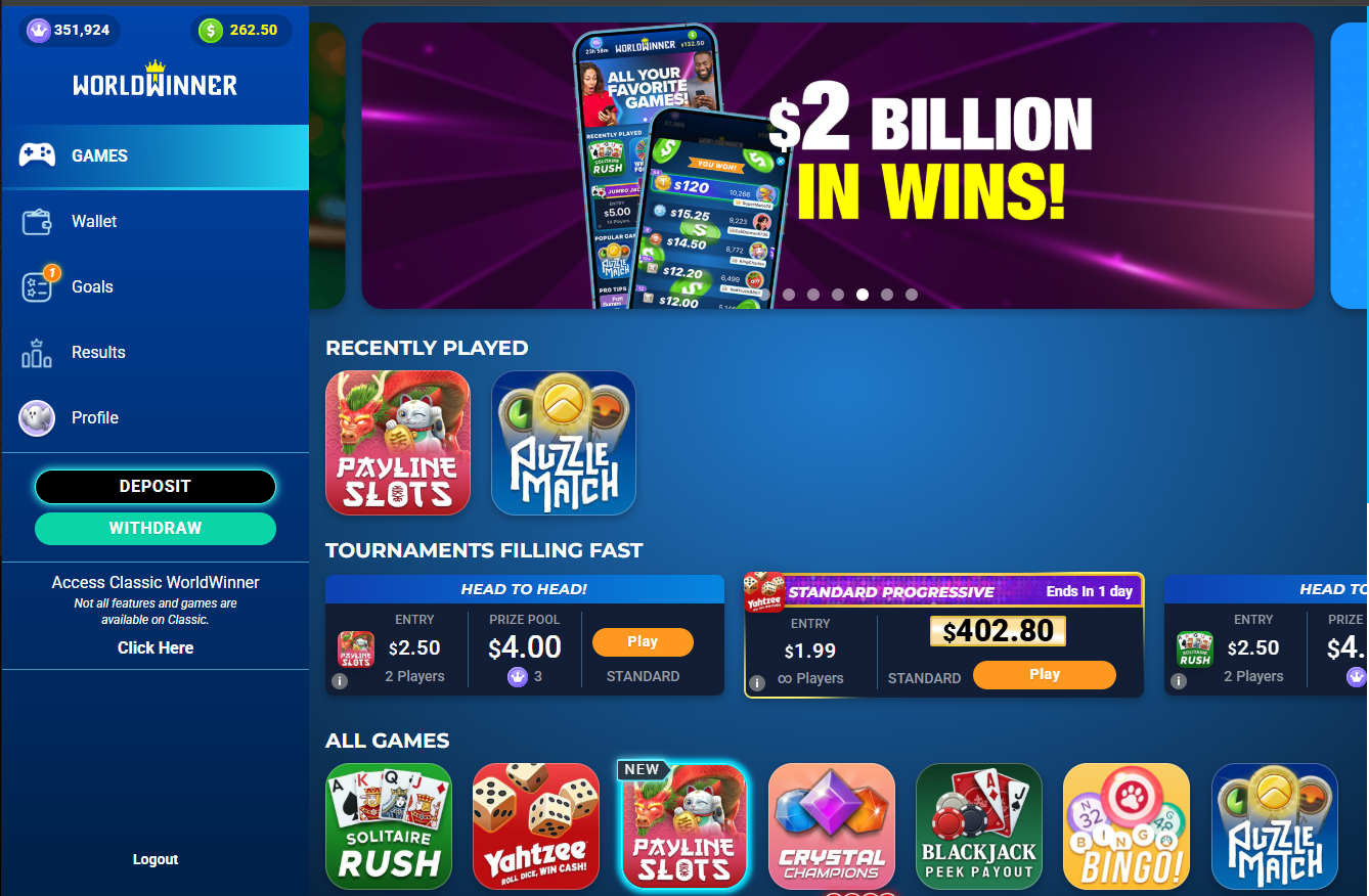 Play WorldWinner Anywhere! – WorldWinner